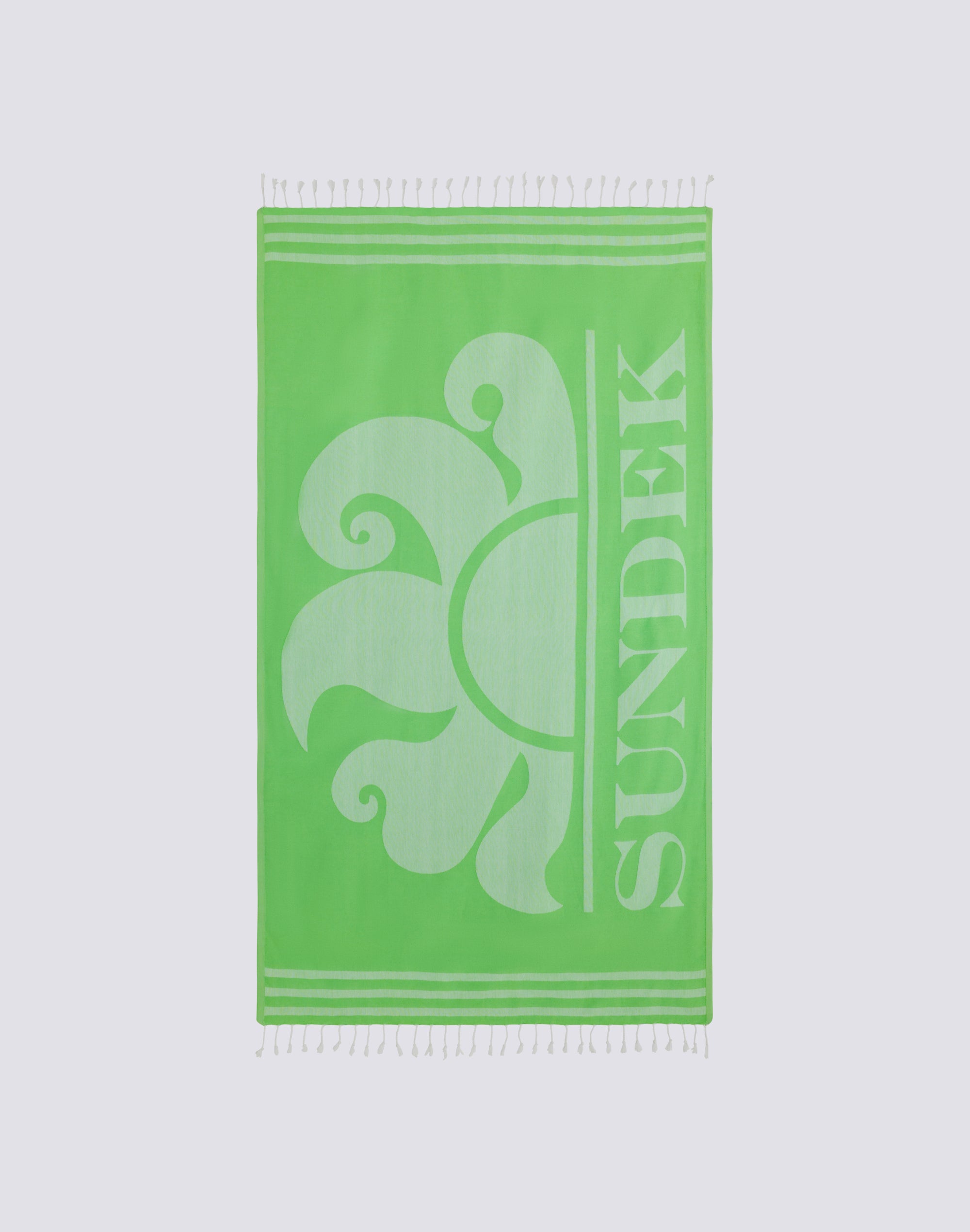 Sundek BEACH TOWEL FOUTA JACQUARD WITH LOGO am401atc1000-24800 – SUNDEK